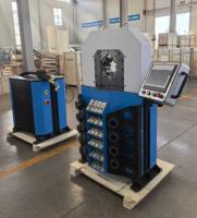 China 4 Inch Super Thickness Model OEM Service 0.01mm Accuracy Hydraulic Hose Crimping Machine With 6-102mm Crimping Range And 16 Dies for sale