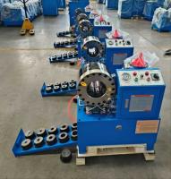 China Button Control System 2 Inch 10 Dies DX68 Hose Crimping Machine Hose Crimper 3KW/4KW for sale