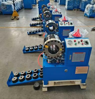 China Button Control System 2 Inch 10 Dies DX68 Hose Crimping Machine Hose Crimper 3KW/4KW for sale