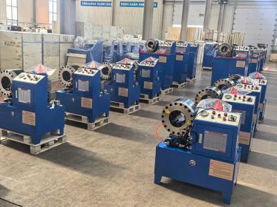 China PLC / Digital / Button Control System 2 Inch 10 Dies DX68 Hose Crimping Machine Hose Crimper High Efficiency for sale