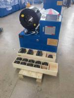 China PLC Control System OEM Service Industrial 16 Dies Blue Colors 4 Inch Crimping Range Electric Hydraulic Crimping Tool 0.01mm Accuracy Hose Crimping Machine for sale