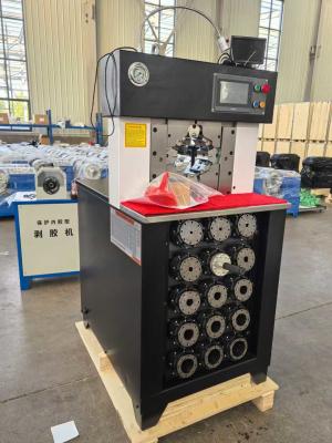 China 3 Inch PLC AC Hose Crimping Machine For More Pressure Max Opening 158mm Hose Crimping Machine for sale