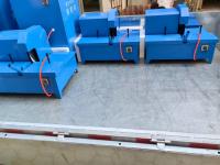 China 12v 2 Inch Blue Color Hydraulic Hose Cutting Machine Dust Free High Pressure Industrial Cutting Equipment 3kw for sale