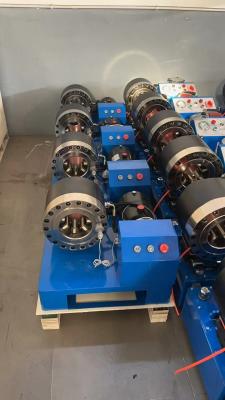 China 12V/24V 10 Dies 2 Inch Manual Braided Hose Crimper Battery Drive Hydraulic Hose Pipe Crimping Machine 6-51mm for sale