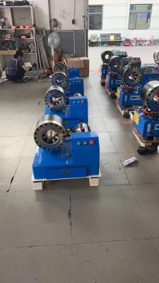 China 2 Inch 10 Dies 1-4 Layer Hose Hydraulic Crimping Machine / Hose Crimping Machine High Pressure 6-51mm for sale