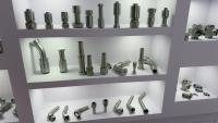 China Threaded Bsp Hydraulic Hose Fittings Stainless Steel Male Female Quick Couplers For Different Size  From 1/4''  Straight 45° 90° To 1 Inch for sale