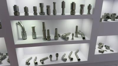 China Threaded Bsp Hydraulic Hose Fittings Stainless Steel Male Female Quick Couplers For Different Size  From 1/4''  Straight 45° 90° To 1 Inch for sale