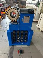 China High Pressure Hydraulic Hose Crimping Machine 38mm Quick Opening P38 1.5 Inch From 6-38mm With 8 Dies Blue Color for sale