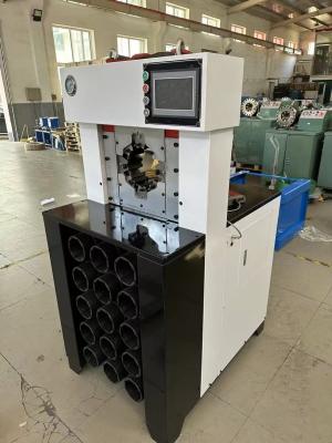 China 3 Inch Hydraulic Hose Crimping Machine with 15 Dies 6-76mm PLC Control for sale