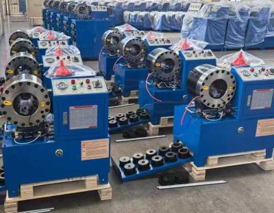 China DX68 Hose Crimping Machine with 6-51mm Crimping Range 2 Inch Capacity and 10 Dies Included for sale