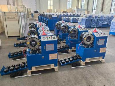China DX68 Hydraulic Hose Crimping Machine with 315 Bar Oil Pump Pressure 220v/240v/380v/415v Voltage Options and 10 Dies for sale