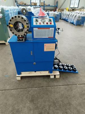 China Hydraulic Hose Crimping Machine with 26Mpa/31.5Mpa System Pressure 320kg Gross Weight and 1030*510*1270 mm Dimension for sale