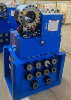China 2 Inch Hydraulic Hose Crimping Machine with Fast Change Mould Tool and 10 Dies for Versatile Crimping for sale