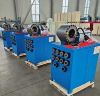 China 600T Crimping Force Rubber Hose Crimping Machine with 6-51mm Range and 10 Interchangeable Dies for Hydraulic Hose Crimper for sale