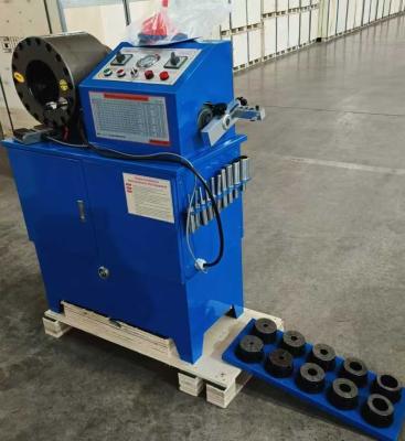 China 6-51mm Dual Functionality Hydraulic Hose Crimping Machine with Robust Construction and Hose Skiving Capability for sale