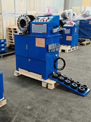 China 6-51mm Dual Functionality Hydraulic Hose Crimping Machine with 10 Interchangeable Dies and Hose Skiving Capability for sale