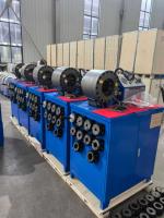 China 2 Inch 600T Crimping Force Rubber Hose Crimping Machine With 6-51mm Range And 10 Interchangeable Dies for sale