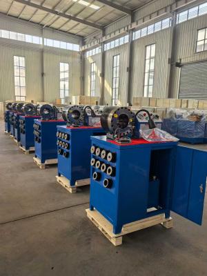 China 600T Crimping Force Rubber Hose Crimping Machine with 0.01 mm Accuracy and 6-51mm Range for Hydraulic Hose Crimper for sale