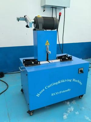 China Electric 6-51mm Hose Cutting and Skiving Machine with 220V/380V Voltage and 10 Interchangeable Dies for Industrial Use for sale