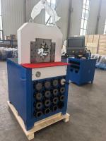 China 3 Inch Electric Hydraulic Hose Crimping Machine with 0.01 mm Accuracy PLC Control System and 6-76mm Crimping Range for sale