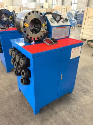 China Electric 600T Crimping Force Rubber Hose Crimping Machine with 6-51mm Range and 10 Interchangeable Dies for Hydraulic Hose Crimper for sale