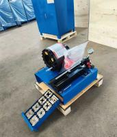 China 2 Inch Blue Color High Efficiency 600T Manual Hose Crimping Machine With 6-51mm Crimping Range And 10 Interchangeable Dies For Hydraulic Applications for sale