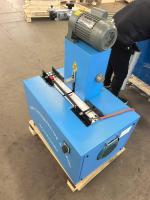 China 2 Inch Blue Color Electric 6-51mm Hose Cutting And Skiving Machine With Protective Devices 220V/380V Voltage And 10 Interchangeable Dies Two Function Into One Machine for sale