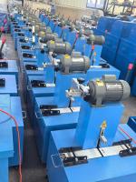 China 2 Inch Blue Color Electric 6-51mm Hose Cutting And Skiving Machine With Protective Devices 220V/380V Voltage And 10 Interchangeable Dies Two Function Into One Machine for sale