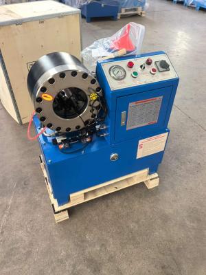 China 2 Inch DX68 Blue Color Electric Hydraulic Hose Crimper With 6-51mm Crimping Range ±0.01mm 10 Dies Accuracy And 200 Pcs Per Hour Efficiency for sale