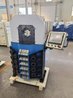 China 4 Inch Super Thickness Model OEM Service 0.01mm Accuracy Hydraulic Hose Crimping Machine With 6-102mm Crimping Range And 16 Dies for sale