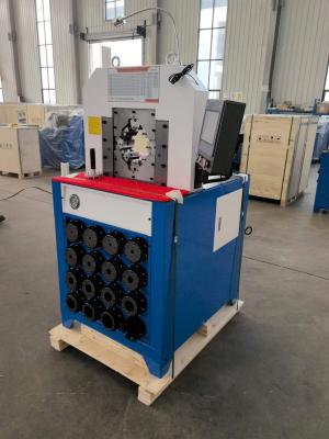 China 3 Inch Super Thickness Model 220v/380v Hydraulic Hose Crimping Machine PLC/botton Control System 2800KN Crimper Force And 6-76mm Crimping Range 15 Dies For Hydraulic Applications for sale