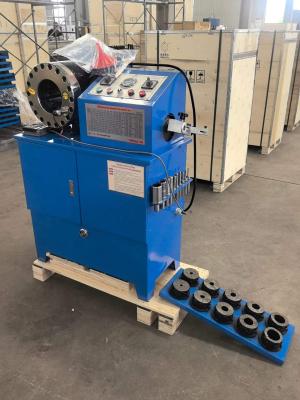 China 2 Inch 6-51mm 10 Dies Hydraulic Hose Crimping Machine With Dual Functionality And Hose Skiving Machine 2 Functions Into One Machine Crimping/skiving For Robust Construction for sale