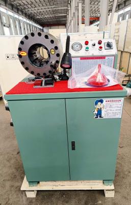 China 2 Inch 600T Rubber Hose Crimping Machine Higher Model Green Color 220v/240v/380v/415v Voltage With 6-51mm Crimping Range And 10 Interchangeable Dies for sale