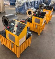 China DX68 Special Design Yellow Color Hydraulic Hose Crimping Machine with 31.5Mpa Oil Pump Pressure 220v/240v/380v/415v Voltage Options and 3KW/4KW Motor Power for sale
