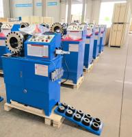 China 2 Inch From 6 To 51mm 10 Dies Hydraulic Hose Crimping Machine With Dual Functionality And Hose Skiving Machine 2 Functions Into One Machine Crimping/skiving For Robust Construction for sale