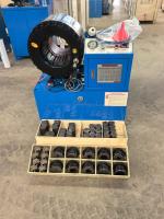 China 6 Inch Up To 150mm Hydraulic Hose Crimping Machine With Different Voltage 4-150mm Crimping Range Large Opening And 20 Interchangeable Dies for sale