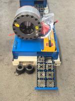 China Up To 51mm Blue Color High Efficiency 600 Ton Pressure Force Manual Hose Crimping Machine No Power Needed From 6-51mm Crimping Range 2 Inch And 10 Interchangeable Dies For Hydraulic Applications for sale