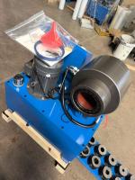 China 2 Inch DX68 Model Blue Color Electric Hydraulic Hose Crimping Machine Without Fast Change Mould Tools Crimping Range From 6mm To 51mm Different Voltage 10 Dies Accuracy And 200 Pcs Per Hour Efficiency for sale