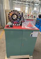 China 2 Inch 3kw Motor 600T Rubber Hose Crimping Machine Higher Model Green Color 220V/240V/380V/415V Voltage Button Control Systerm With 6-51mm Range And 10 Interchangeable Dies for sale