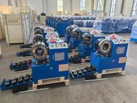 China 2 Inch DX68 Model Blue Color Electric Hydraulic Hose Crimping Machine Without Fast Change Mould Tools Crimping Range From 6mm To 51mm Different Voltage 10 Dies Accuracy And 200 Pcs Per Hour Efficiency for sale