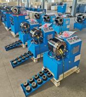 China 2 Inch DX68 Model Blue Color Electric Hydraulic Hose Crimping Machine Without Fast Change Mould Tools Crimping Range From 6mm To 51mm Different Voltage 10 Dies Accuracy And 200 Pcs Per Hour Efficiency for sale