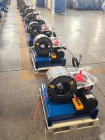 China 12V/24V Voltage 2 Inch Hydraulic Hose Crimping Machine With 600T Crimping Force 10 Dies And 6-51mm Range For Car Loading for sale