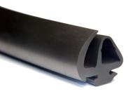 China Elastic Reefer Container Door Seals , EPDM D Shaped Rubber Seals for sale
