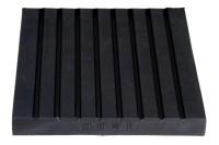China Solid Rubber Vibration Isolation Bearing for Metro Railway 50mm Thickness for sale