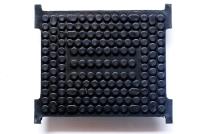 China Solid Rubber Vibration Isolation Bearing for Metro Railway 50mm Thickness for sale