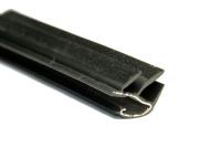 China EPDM solid + coating rubber material Seal door weatherstrip for sale