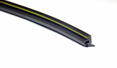 China Door And Window U Rubber Seals Solid EPDM Colorful Marking Line for sale