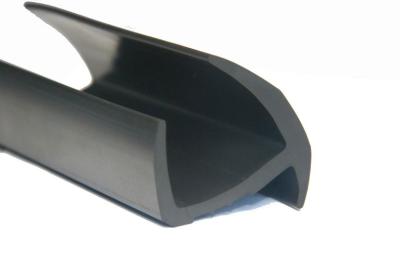 China TPE Dry Cargo Container Door Gasket Seal Black U Shaped Rubber Seal 70 Shore A for sale