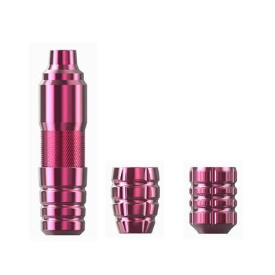 China OEM ODM Tattoo Pen Machines Rose Red Color With Anti Slip Design for sale