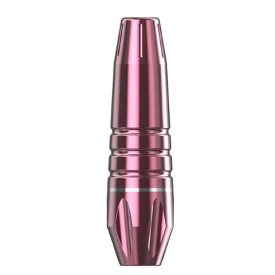 China RCA Connector Rose Red Color Rotary Tattoo Machine Pen Powerful Coreless Motor Stroke 3.2MM for sale